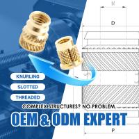 China Custom Non Standard Brass Threaded Inserts Small Batch Fast Sample Precision Parts for sale