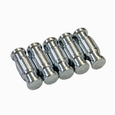 China Splined Solid Drive Shaft CNC Machined Zinc Electroplated Steel Flanged Custom Drawing OEM Bulk For Power Tool Stepper Motor for sale