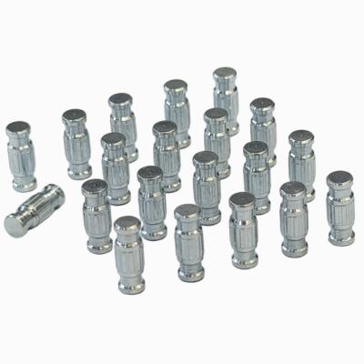 China Custom Pivot Pin CNC Turned Stainless Steel Zinc Plated Knurled Tight Tolerance Bulk ODM For Servo Motor Automation Robotics for sale