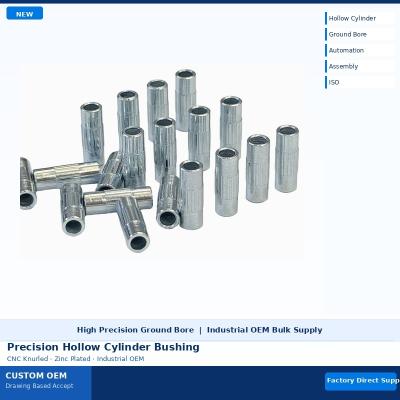 China Precision Dowel Pin CNC Turned Alloy Steel Zinc Plated Knurled Tight Tolerance Custom Bulk Supplier For Conveyor Elevator Motor for sale