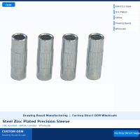 China Knurled Locating Pin CNC Turned Hardened Zinc Plated Steel Custom OEM Bulk Fast Sample For Robotics Automation Textile Machine for sale