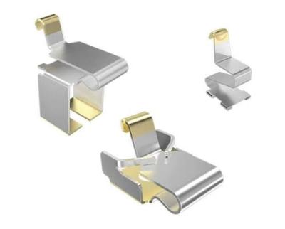 China Custom Stamped Contact Shrapnel for PCB Modules – Complex Anti-Vibration Spring Design for sale