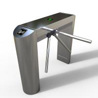 China Electric Revolving Door with Tripod Access Control Swing Barrier Flap Barrier Turnstile Drop Arm Barrier for sale