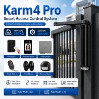 China Karm4 Pro 24V Articulated Arm Swing Gate Opener 250KG Access Control Anti Pinch Protection for sale