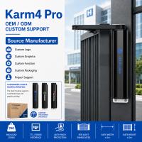China Karm4 Pro 24V Articulated Arm Swing Gate Opener 250KG Access Control Anti Pinch Protection for sale