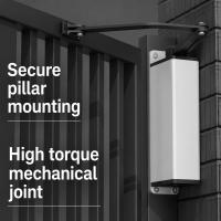 China Aluminum Alloy Swing Gate Opener DC Brushless Motor 300kg Load Capacity For Hotel / Commercial Doors for sale