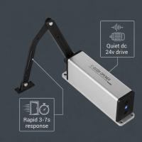 China Aluminum Alloy Swing Gate Opener DC Brushless Motor 300kg Load Capacity For Hotel / Commercial Doors for sale