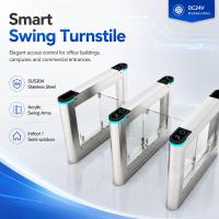 China IP54 Swing Turnstile with Anti-Tailgating and DC24V Brushless Motor for Secure Pedestrian Swing Barrier Gate Access Control for sale