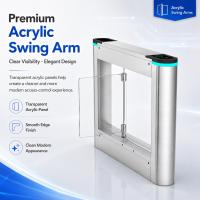 China IP54 Swing Turnstile with Anti-Tailgating and DC24V Brushless Motor for Secure Pedestrian Swing Barrier Gate Access Control for sale