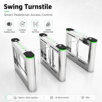 China IP54 Swing Turnstile with SUS304 Stainless Steel Housing and DC24V Brushless Motor for Reliable Access Control for sale