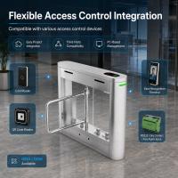 China SUS304 Stainless Steel Swing Turnstile with Acrylic Swing Arm and Anti-Tailgating Swing Barrier Gate for Pedestrian Access Control for sale