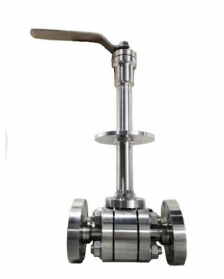 China OEM Liquid Nitrogen Ball Valve DN150 to DN1200 for Cryogenic Applications -196°C Temperature Rating for sale