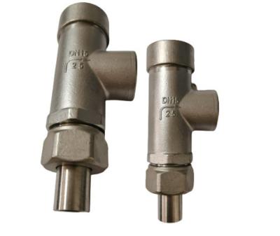 China PN40 PN25 Cryogenic Pressure Relief Valves for Liquid Nitrogen LCO2 -80℃ to +120℃ Temperature Range for sale