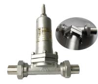 China SS304 Stainless Steel Cryogenic Pressure Regulator -196℃ to +80℃ Temperature Range with 0.22-1.76 MPa Pressure Control for sale
