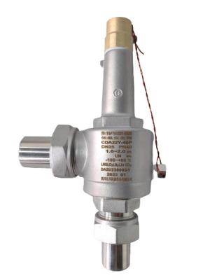 China Industry DN25 PN40 Cryogenic Safety Valve Stainless Steel 304 316 For LNG LO2 LN2 for sale