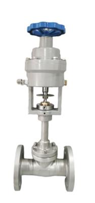 China Cryogenic Emergency Shut Off Valve Pneumatic Globe Valve Flange Connection for sale