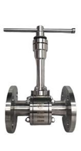 China ISO9001 Approved Manual Cryogenic SS Ball Valve -flange connection for sale