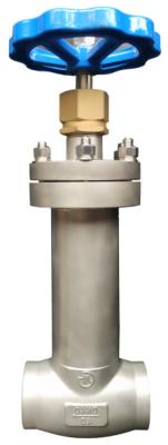 China Low Temperature Insulation Globe Valve Copper Nut Manual Operation SW Connection for sale