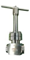 China Manual Cryogenic SS304 high pressure globe Valve SW Connection for sale