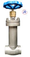 China Low Temperature Insulation Globe Valve Copper Manual Operation SW Connection for sale