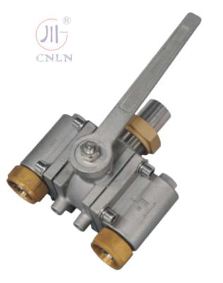 China Stainless Steel Three Way Cryogenic Ball Valve DN25 For LNG/LOX/LN2/LAR/LCO2 for sale