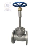 China CF3/CF8 DN40 Stainless Steel Flanged Cryogenic Globe Valve SS304/SS316 For LNG/LOX/LN2/LAR/LCO2 for sale