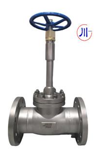 China Flanged Connection Long Stem Cryogenic Globe Valves -196C- 80C For Low Temperatures for sale