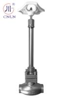 China Stainless Steel PN50 Low Temperature Long Stem Globe Valve For Tank / Skid for sale