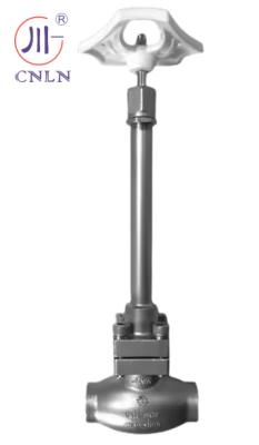 China Stainless Steel PN50 Low Temperature Long Stem Globe Valve For Tank / Skid for sale