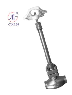 China DN25 Stainless Steel PN50 Cryogenic Globe Valve For Tank / Skid for sale