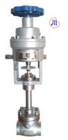 China CNLN DQJ661F-40P Pneumatic Cryogenic Globe Valve -196°C to 80℃ 4.0MPa DN10-100mm Stainless Steel for sale