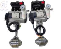 China CF3/CF8 DN15/DN20 SS304/SS316 Cryogenic Pneumatic Ball Valve For LNG/LOX/LN2/LAR/LCO2 Liquid Gas for sale