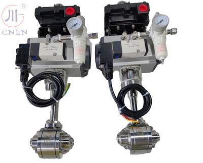 China CF3/CF8 DN15/DN20 SS304/SS316 Cryogenic Pneumatic Ball Valve For LNG/LOX/LN2/LAR/LCO2 Liquid Gas for sale