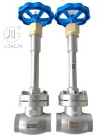 China CF3/CF8 PN40 DN25 Stainless Steel Low Temperature Globe Valve For LNG/LOX/LN2/LAR/LCO2 Tank/Container/Skid for sale