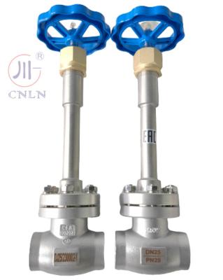 China CF3/CF8 PN40 DN25 Stainless Steel Low Temperature Globe Valve For LNG/LOX/LN2/LAR/LCO2 Tank/Container/Skid for sale