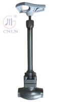 China CF3/CF8 Stainless Steel DN15 PN50 Low Temperature Long Stem Globe Valve For Tank for sale