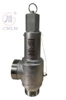 China Stainless Steel DN40 PN50 Cryogenic Full Lift Safety Valve for Tank / Trailer for sale