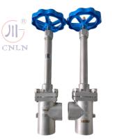 China Stainless Steel DN32 PN50 Cryogenic Globe Valve Angle Type For LNG/LOX/LN2/LAR for sale