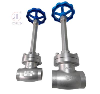 China PN40 DN25/DN40 Stainless Steel Low Temperature Globe Valve For LNG/LOX/LN2/LAR/LCO2 for sale