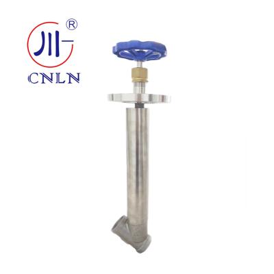 China SS304 Low Temperature Globe Valve With Vacuum Jacket DN40 PN40 For LNG/LOX/LN2/LAR/LCO2 for sale