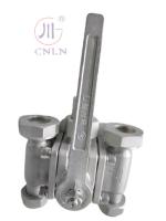 China Low Temperature 5 Way Ball Valve DN25 SS304/SS316 For Liquid Gas for sale