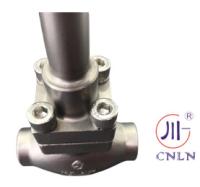 China DN10-100 Stem Cryogenic Globe Valve PTFE Valve Handwheel -196 +80℃ for sale