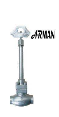 China DN10-100mm SS304 Long Stem Cryogenic Globe Valve For LNG/LO2/LN2/LAr for sale