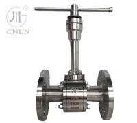 China Manual Flanged SS304 Or SS316 Customize Pressure Cryogenic Ball Valve DN25 PN40 for sale