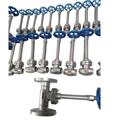 China DN10-100 PN50 Socket Welding Cryogenic Globe Valve -196- 80 ℃ for LNG LOX LIN LAR LCO2 for sale