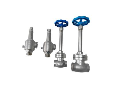 China Cryogenic Globe Valve Socket Welding -196~+80 ℃ For LNG LOX LIN LAR LCO2 Liquid Gases for sale