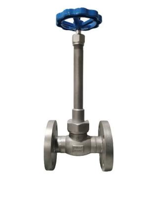 China PN40 Flange Cryogenic Globe Valve Stop Valve -196~+80 ℃ For LNG Etc Liquid Gases for sale