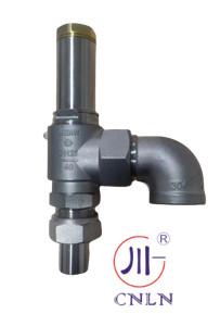 China Low Temperature Soft Seal Safety Valve With Elbow CF8 CF3 For LIN LOX LAR LNG Tank for sale