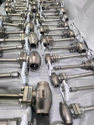 China DN15 Cryogenic Long Stem Globe Valve CF8 CF3 Socket Welding for sale