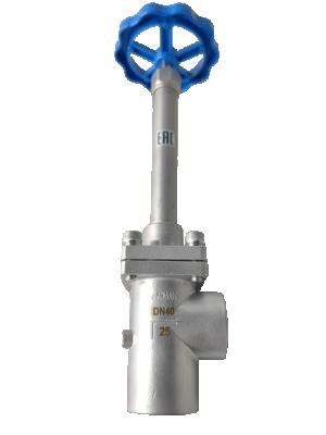 China Angle Cryogenic Globe Valve Stainless Steel 304/316 5.0Mpa -196°C Design for LOX LNG lIN LAR for sale